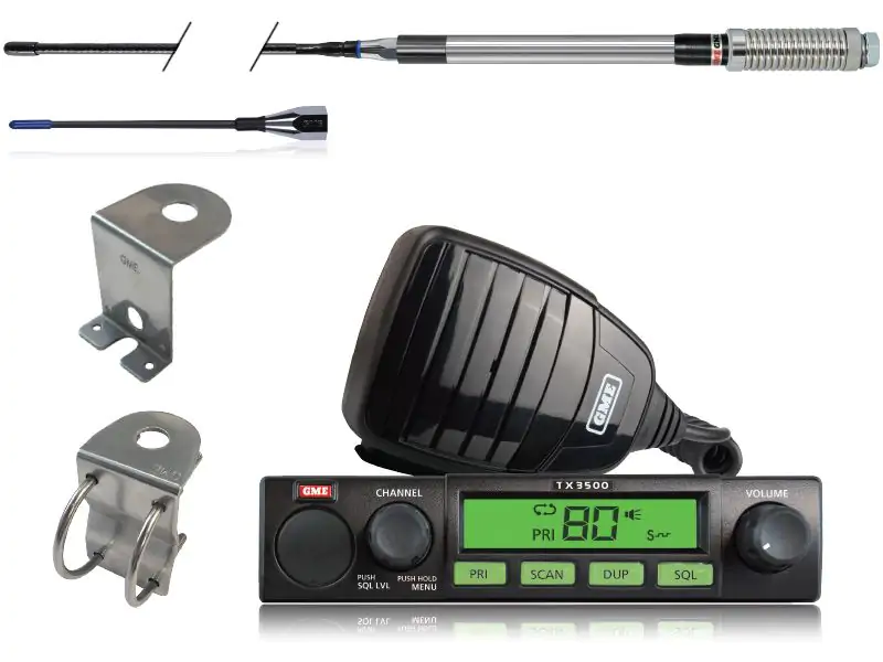 Gme Uhf Compact Radio 5w Value Pack - AUS 4WD Equipment