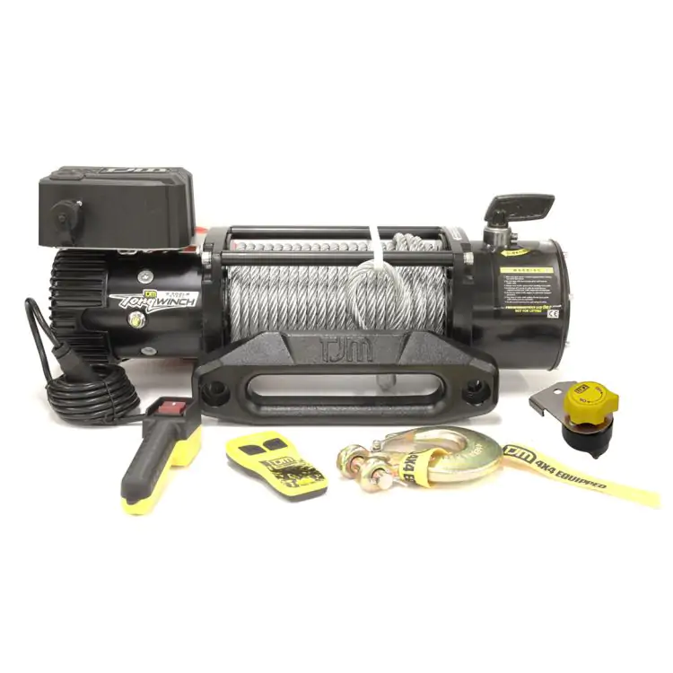 TJM Torq Winch 9500lb Inc Steel Cable - AUS 4WD Equipment