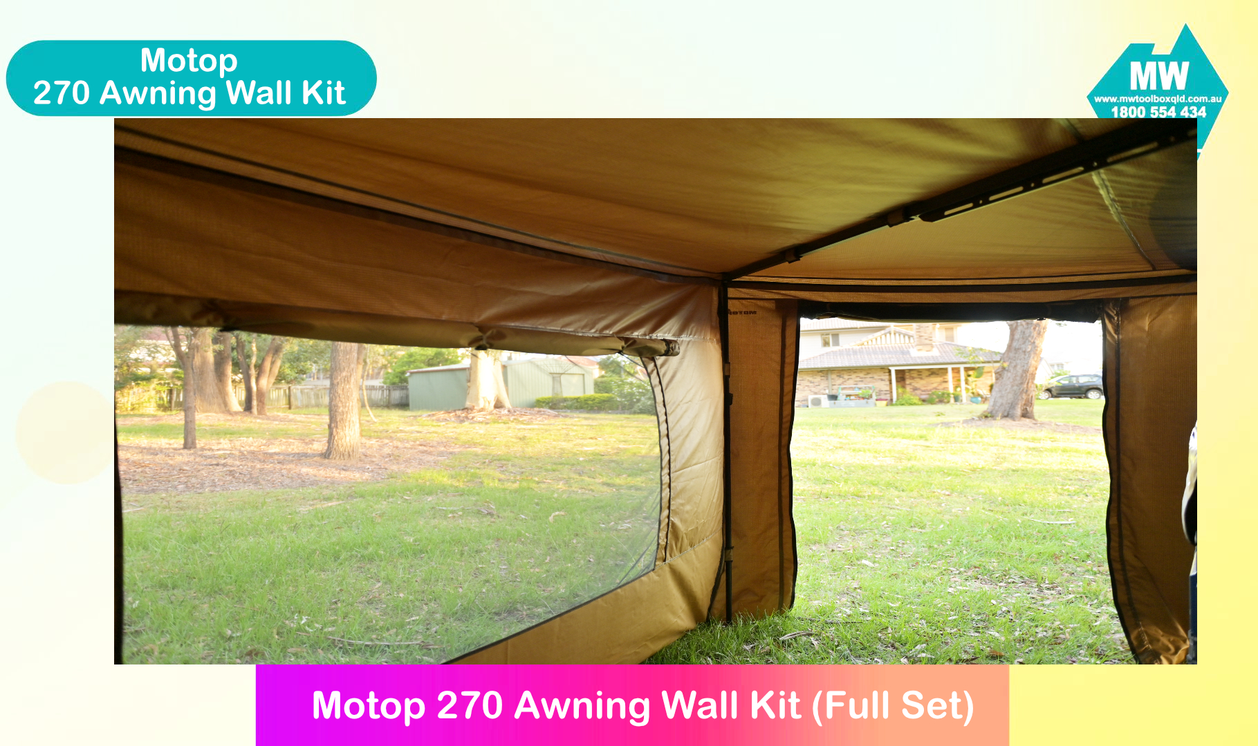 Motop Awning Wall Kit 270 Freestanding Awning Mk II Passenger Side ...