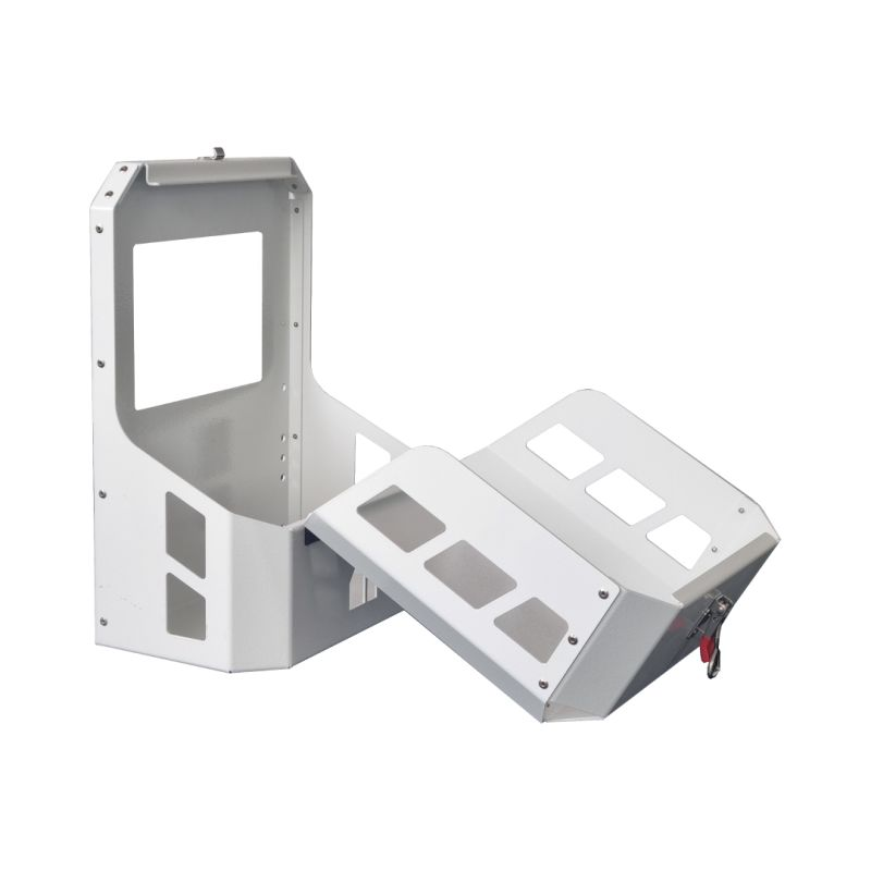 Paramount Boxes Lockable Jerry Can Holder White - AUS 4WD Equipment