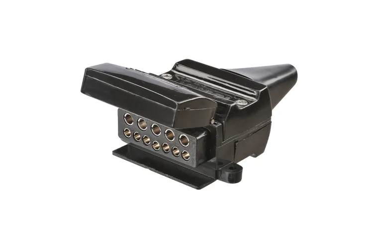 82073BL - Narva 12 Pin Flat Trailer Socket with Reed Switch for use ...